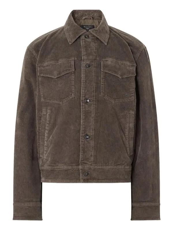 Rag & Bone Stretch-cotton Corduroy Jacket - Brown