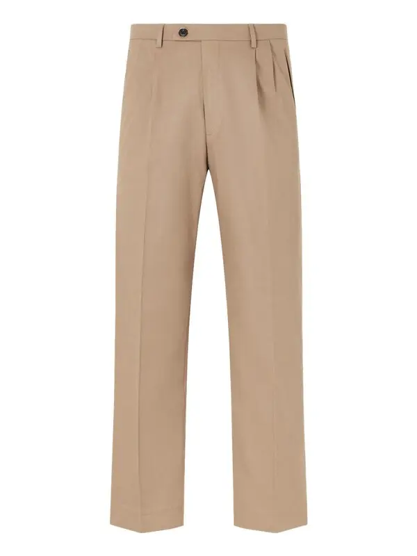 Nn07 Robin 10076 Straight-leg Trousers - Neutrals