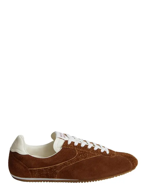 Bottega Veneta Shot" Suede Sneakers - Brown
