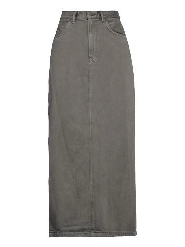 Acne Studios Flared Denim Maxi Skirt - Grey