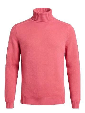 Fedeli Cashmere Turtleneck Sweater - Pink
