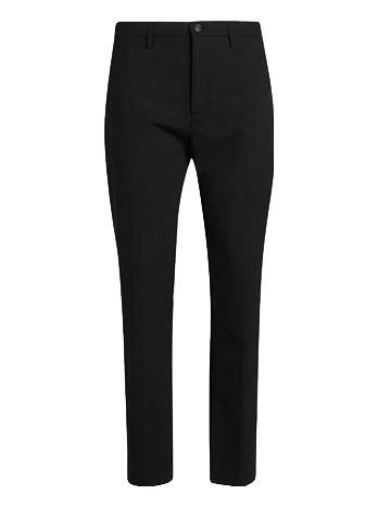 DEPARTMENT 5 Tailored Pinstriped Straight Leg Pants - Black