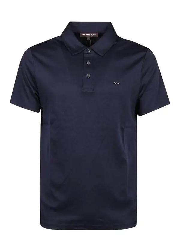 Michael Kors Logo Embroidered Polo Shirt - Black