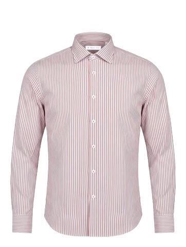 MANUEL RITZ Shirt Size Cotton, Elastane - Red
