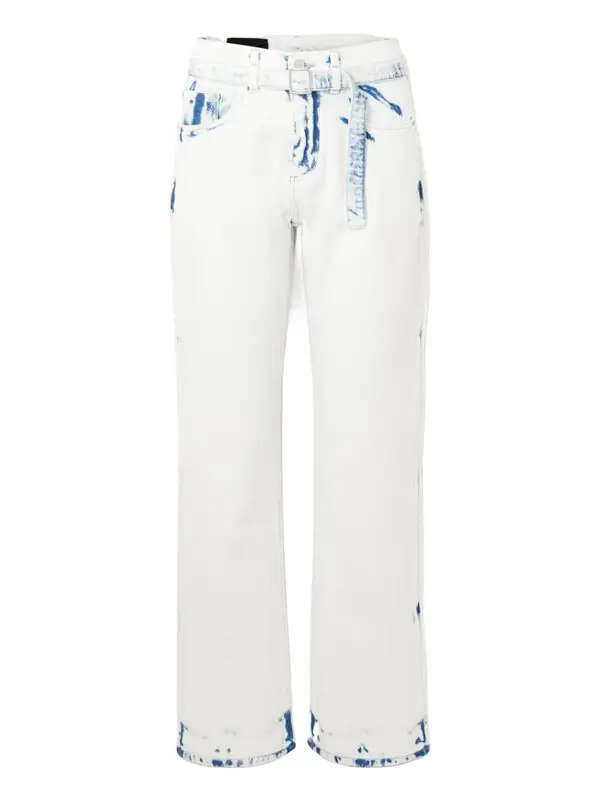 Proenza Schouler Ellsworth Straight Leg Jeans - Light Blue