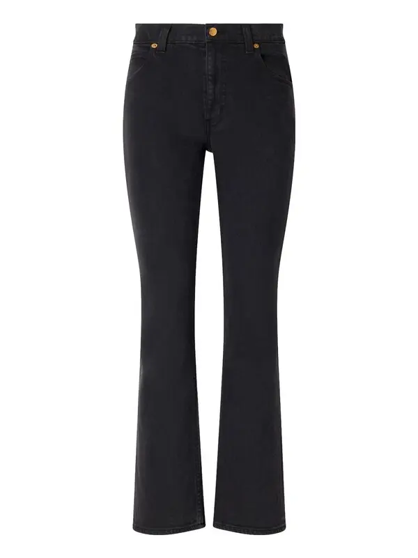 JAMIE HALLER The Rooney Flared Jeans - Black