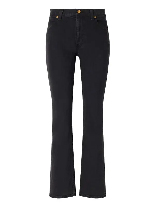 JAMIE HALLER The Rooney Flared Jeans - Black