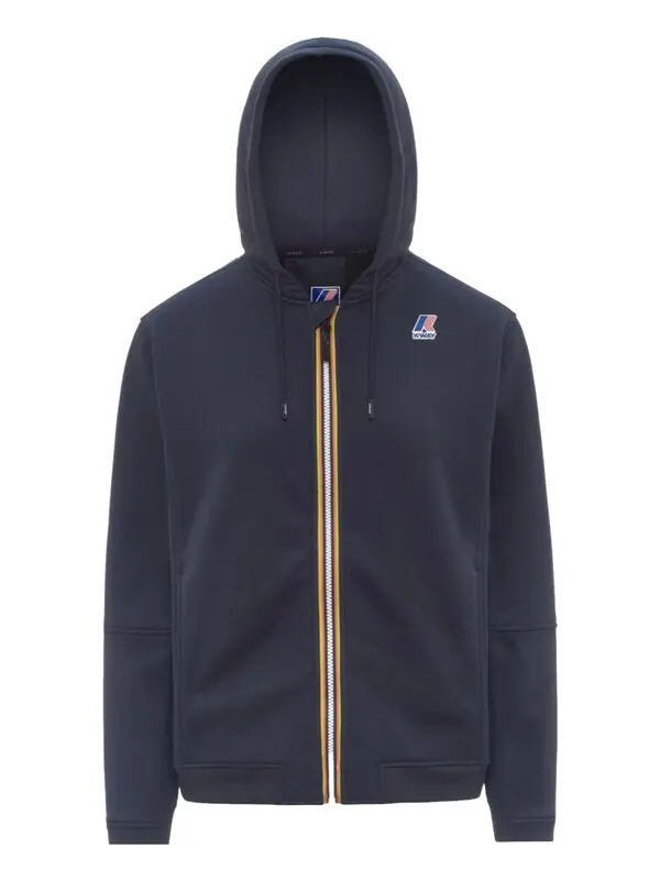 K-WAY Prosper Brushed Full Zip Hoodie - Black
