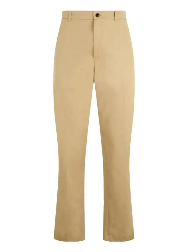 Burberry Belt Loops And Patch Pockets Trousers - Beige