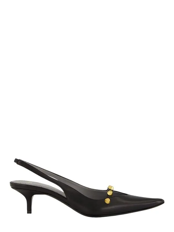 Balenciaga Midnight City Slingback Pumps - Black