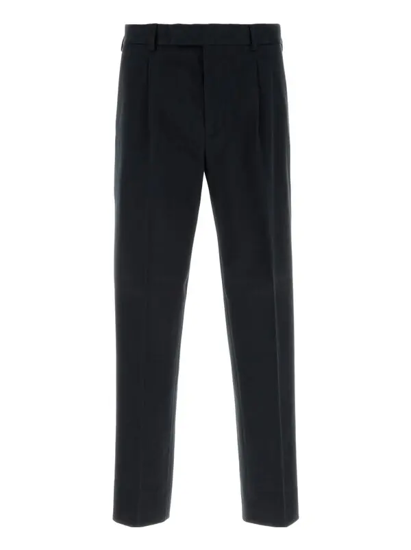 Zegna Pleated Straight-leg Trousers - No