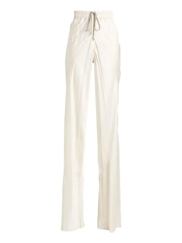 Rick Owens Loose-fitting Satin Trousers - Camel