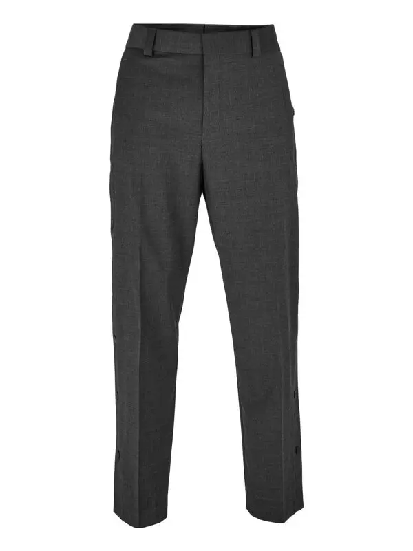 Hugo Boss Check Suit Trousers - Grey