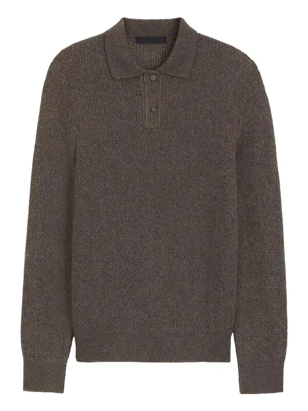 Hugo Boss Doublebreasted Longsleeve Polo Shirt - No