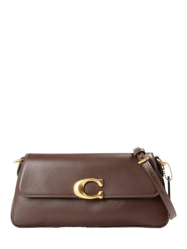 COACH Jet Shoulder Bag With Logo Detail - Brown
