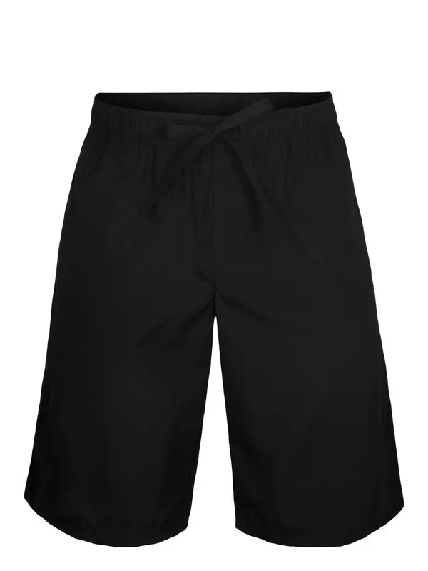 Dolce & Gabbana Linen Tracksuit Shorts - Black