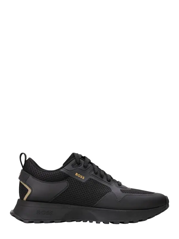 Hugo Boss Paneled Trainer Sneakers - Black