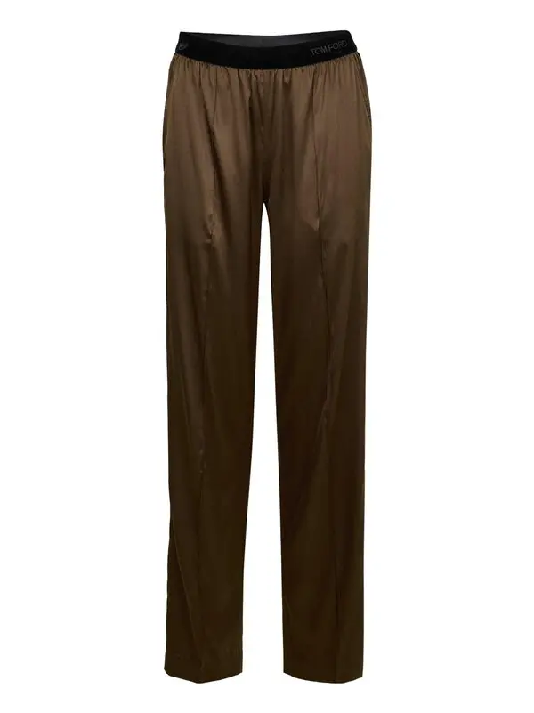 TOM FORD Silk Wide-leg Trousers - No
