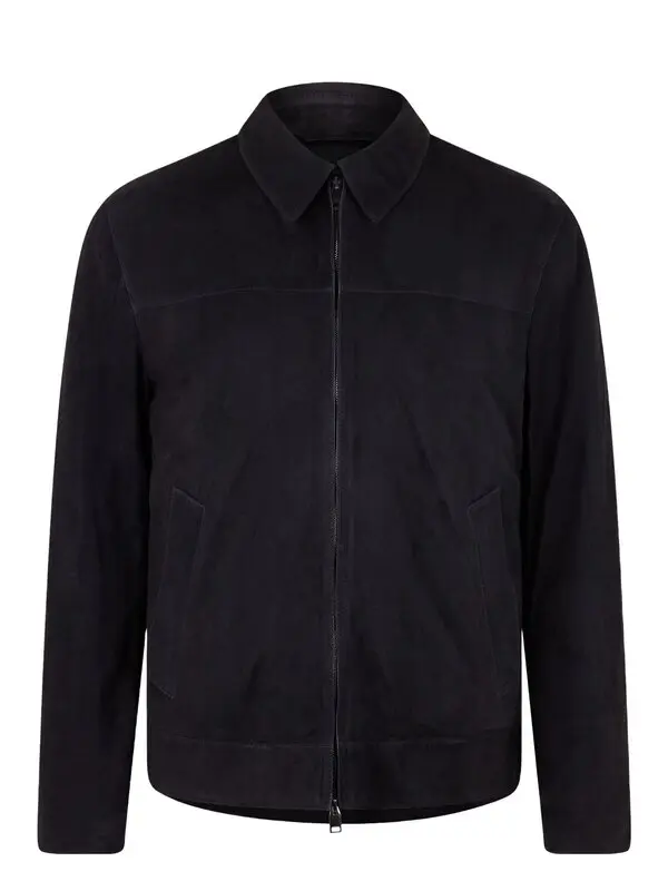 Brioni Suede Shirt Jacket - Black