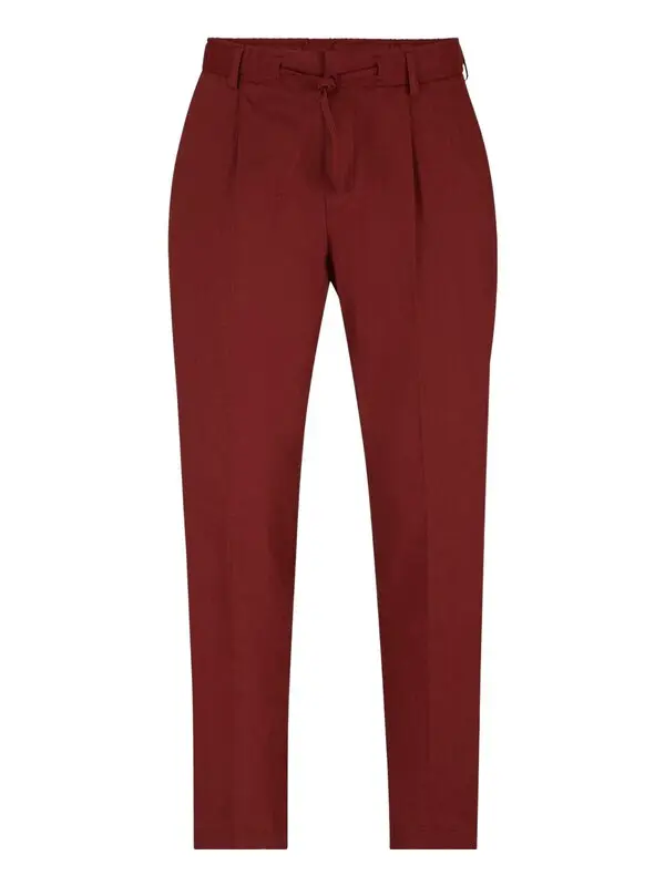 Hugo Boss Drawstring Waist Pleated Trousers - No