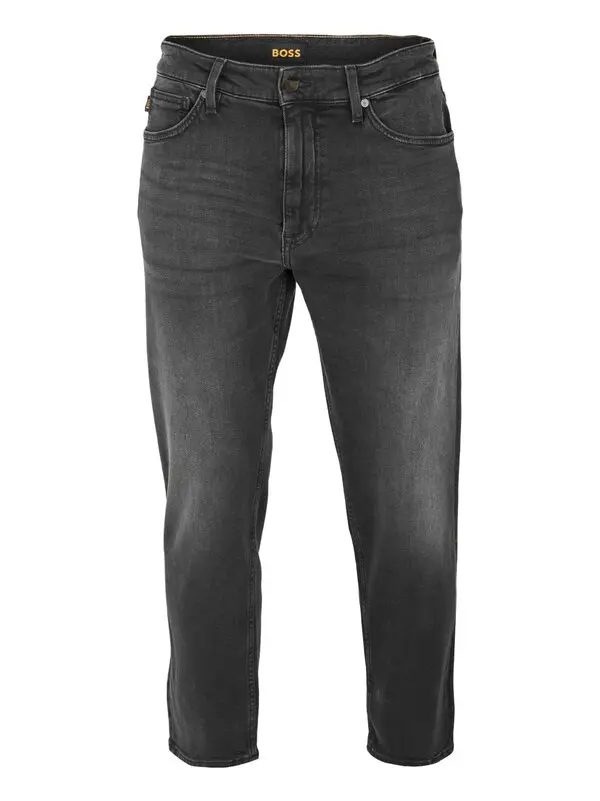 Hugo Boss Cropped Straight Leg Jeans - No