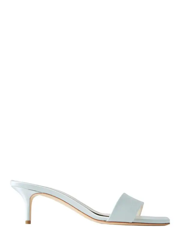 AeydĒ Ilvy Satin Mules - Green