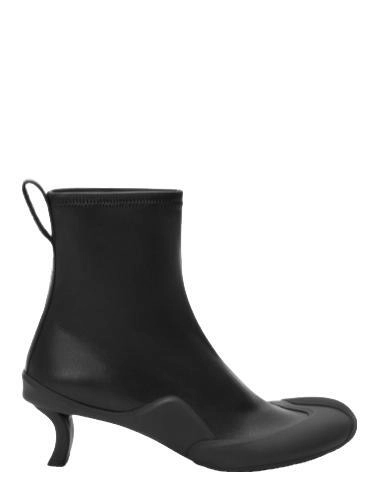 Loewe Dive Bootie In Stretch Calfskin - Black