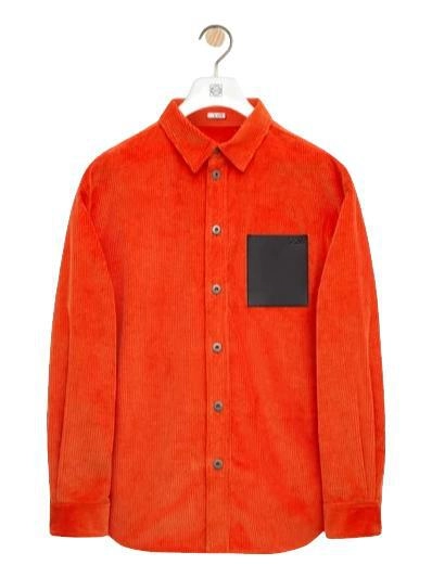 Loewe Long Sleeve Buttoned Shirt - Oranges