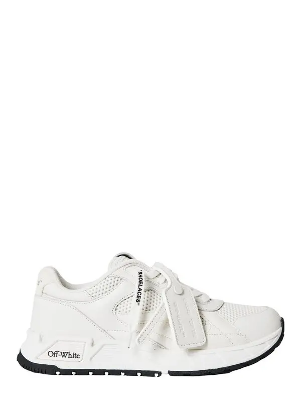 Off-White Shoelaces" Sneakers - White/black