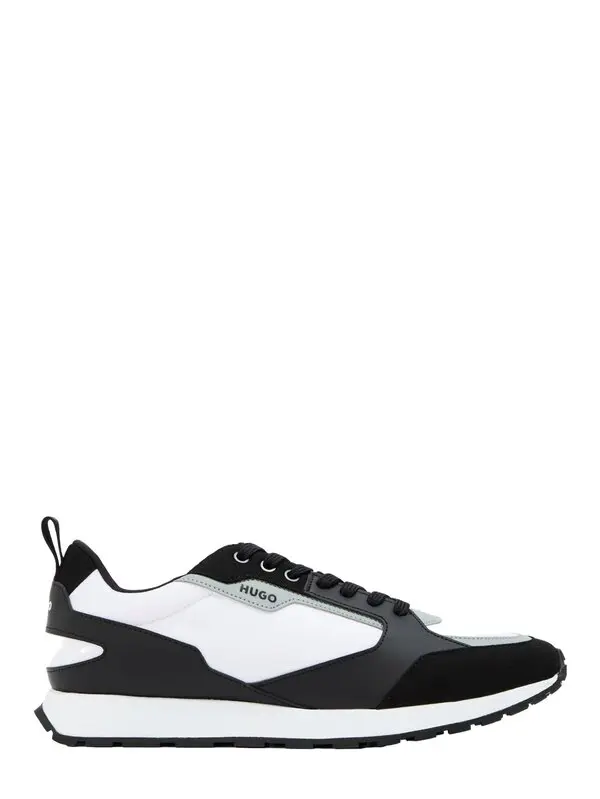 Hugo Boss Color-blocked Trainers - Black