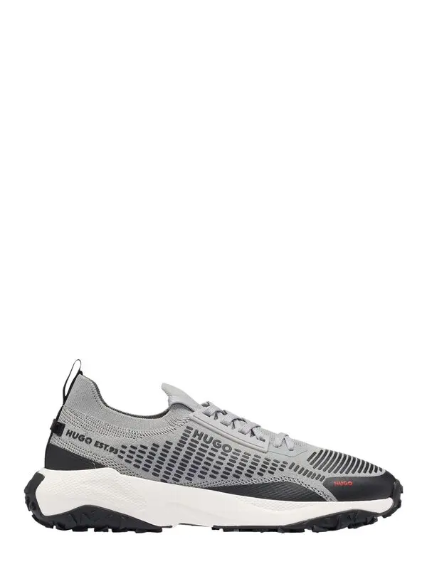 Hugo Boss Color Block Trainers - Grey