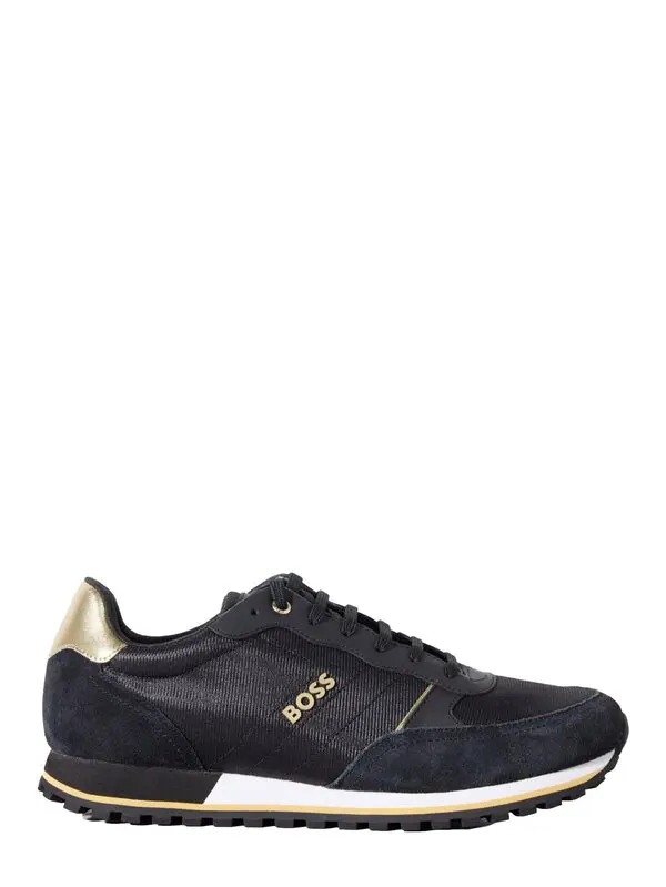 Hugo Boss Textured Mesh Parkour Runners - Black