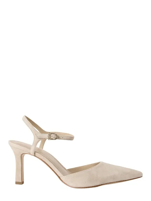 Michael Kors Stiletto Court Pumps With Ankle Strap - No