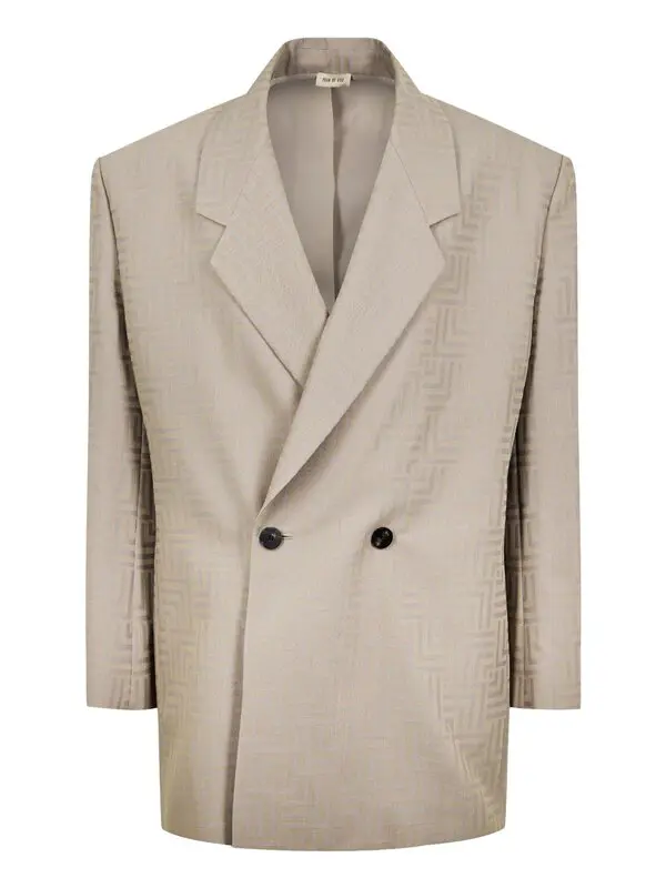 Fear Of God Doublebreasted Blazer - Grey