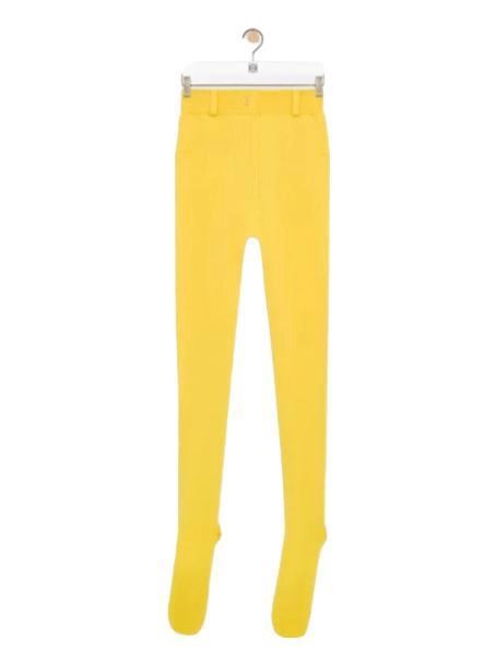 Loewe Leggings In Viscose Blend - Yellow