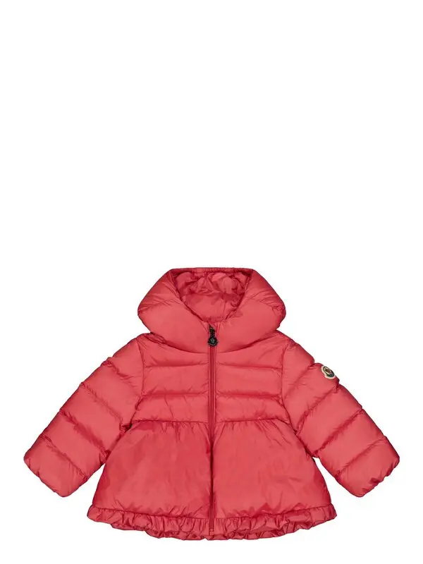 Moncler Quilted Hooded Jacket - Pink