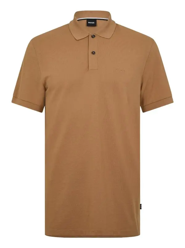 Hugo Boss Shortsleeve Polo Shirt - Brown