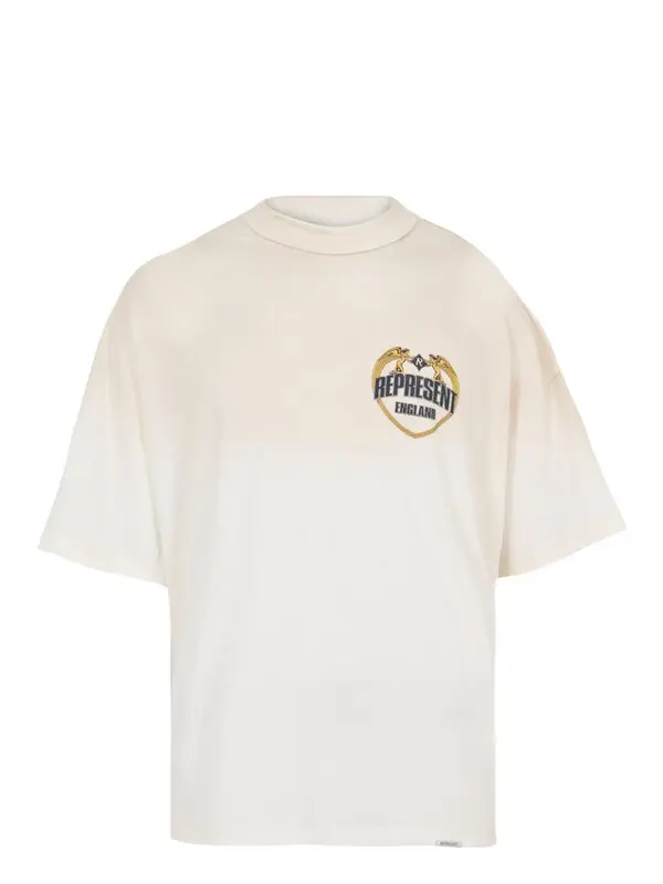 REPRESENT Offwhite Washed Graphic Print T-shirt - No