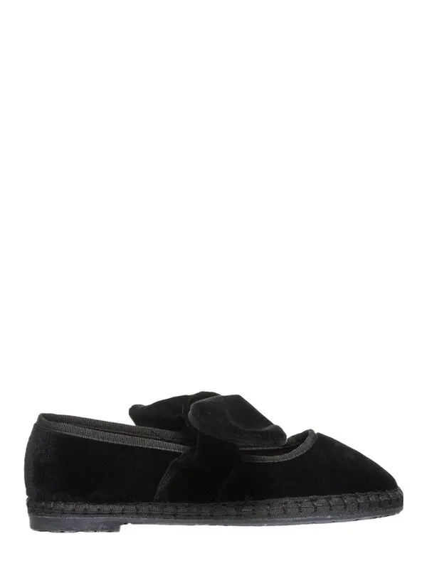 UGG Velvet Slipper With Bow Detailing - Black