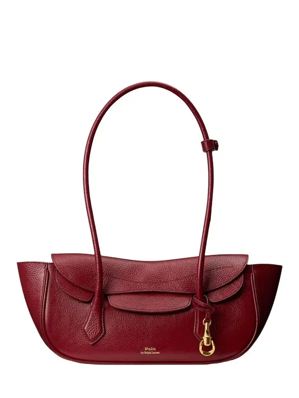 Polo Ralph Lauren Leather Shoulder Bag - Red
