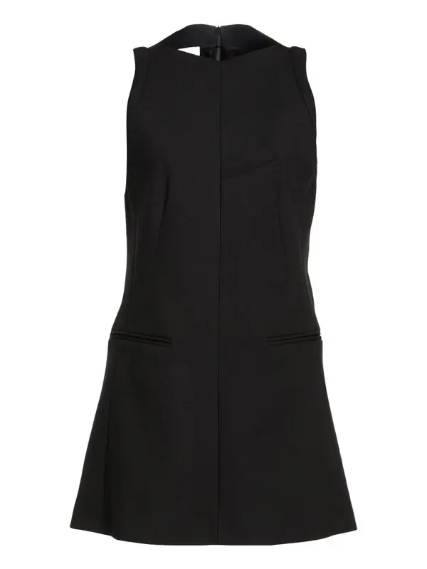 MAISON MARGIELA Sleeveless A-line Dress - Black
