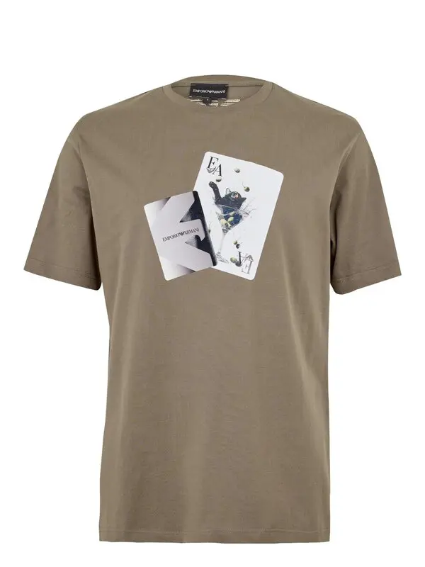Emporio Armani Crewneck Shortsleeve Tshirt - Gray