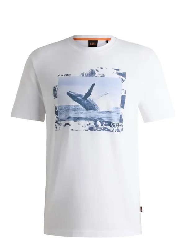 Hugo Boss Crewneck Shortsleeve Tshirt - White