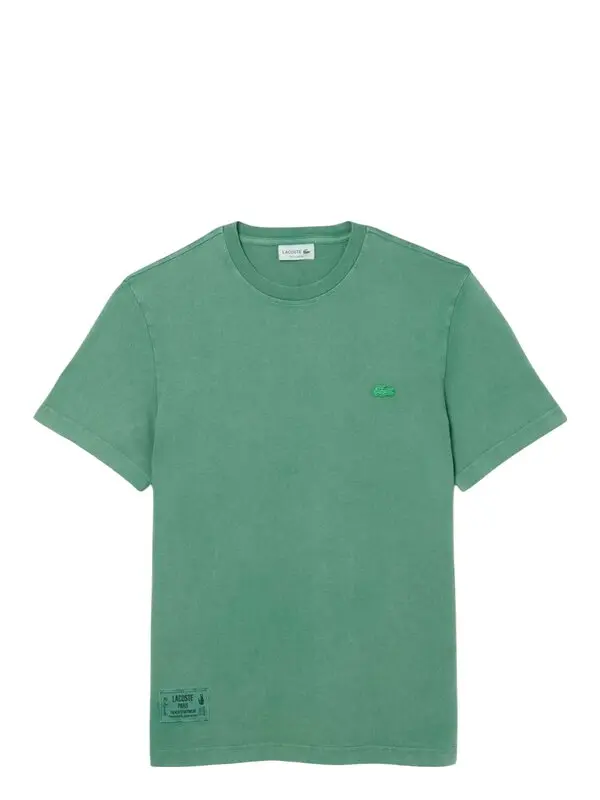 Lacoste Washed Crewneck Shortsleeve Tshirt - No
