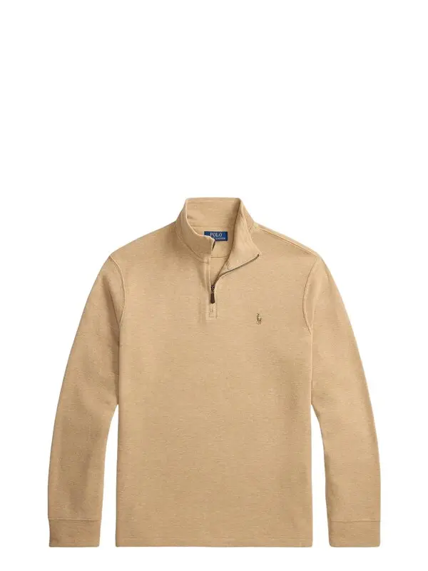 Polo Ralph Lauren Quarter-zip Long Sleeve Top With Embroidered Logo - No