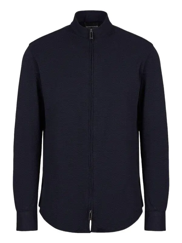 Emporio Armani Stand Collar Full-zip Jacket - No