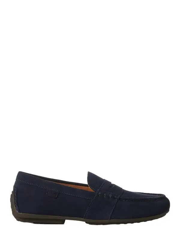 Ralph Lauren Reynold Suede Driver Loafers - Navy