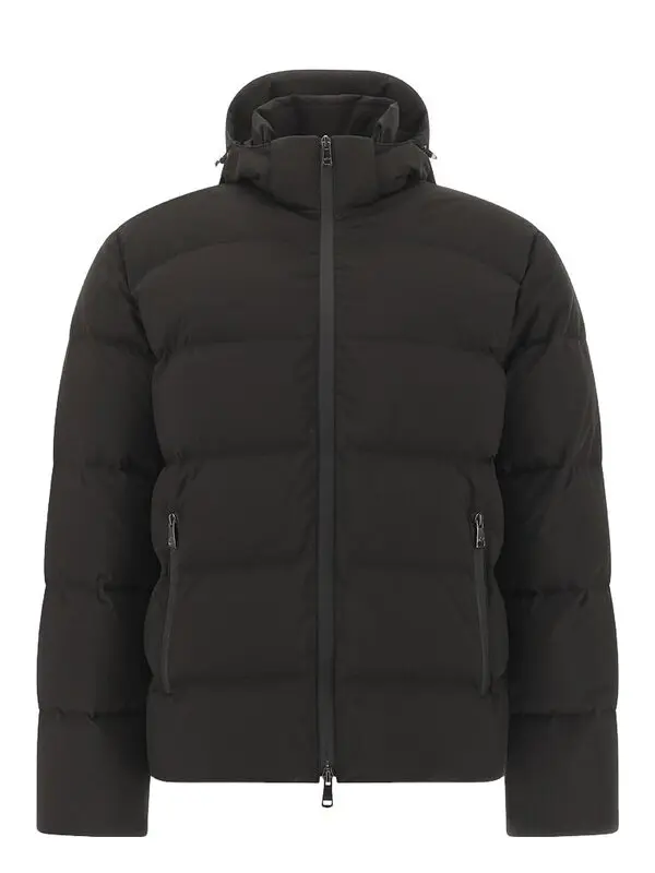 Paul & Shark Typhoon® Platinum Hooded Down Jacket - Black