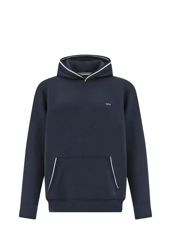 Paul & Shark Supima® Cotton Hoodie - Blue