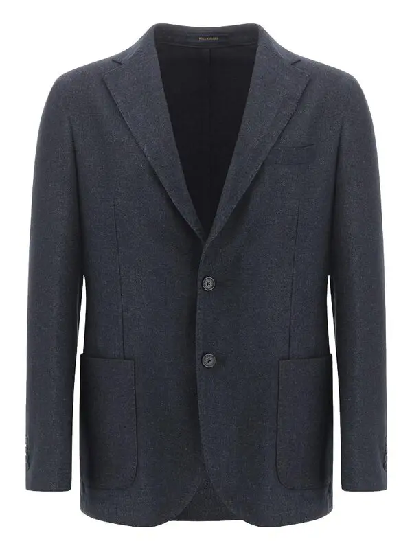 Paul & Shark Single-breasted Wool And Cashmere Blazer - Blue